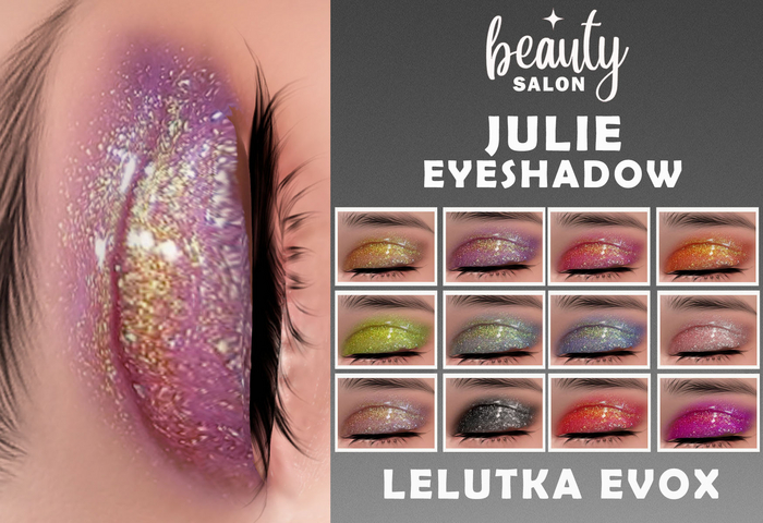 Second Life Marketplace - [Beauty Salon] - Julie Eyeshadow Fullpack ...